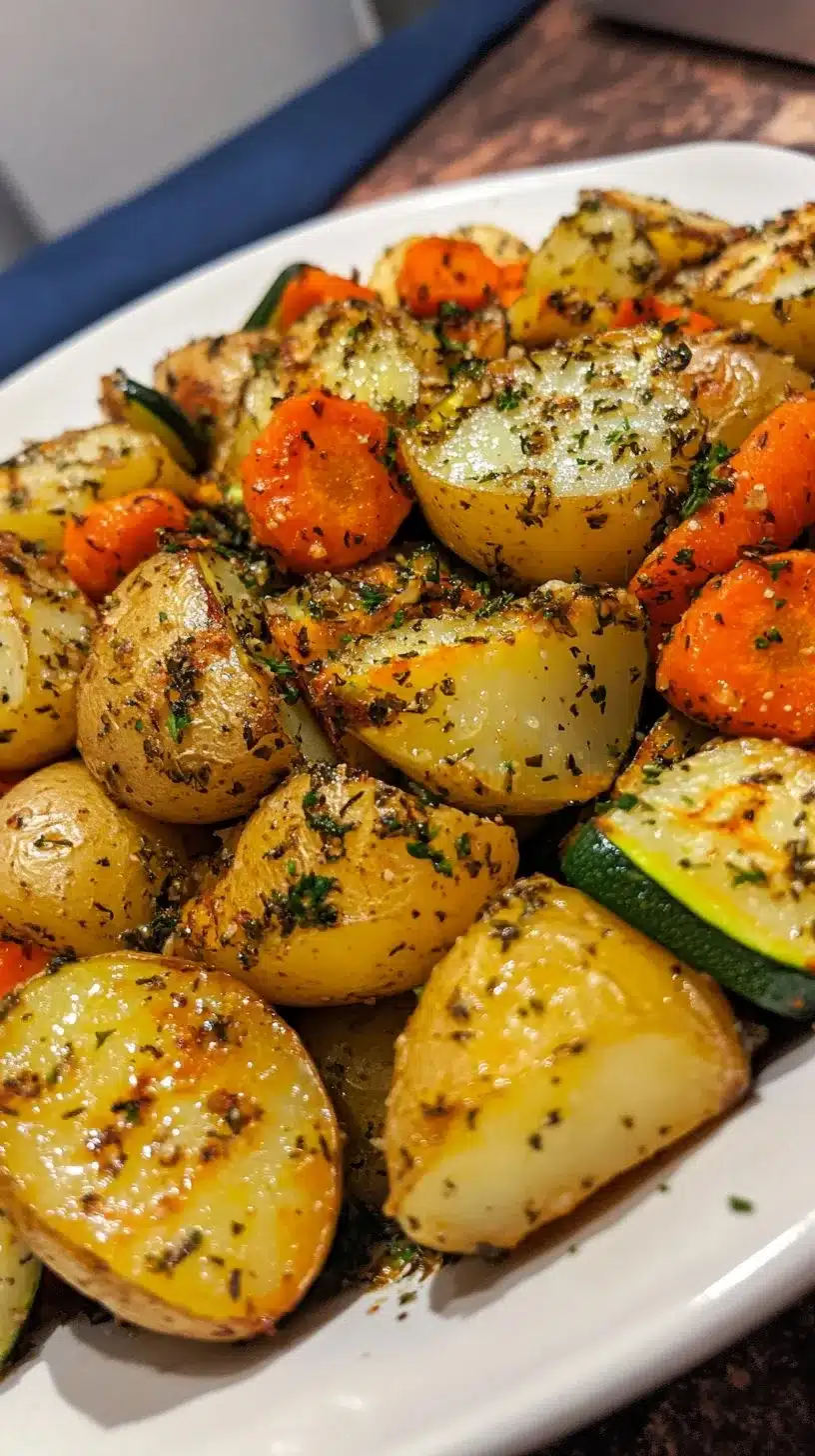 how to cook red potatoes and zucchini